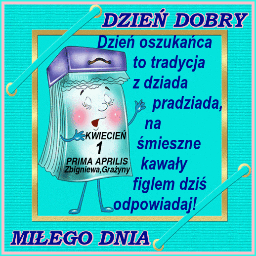 Gify Prima Aprilis 3 - Gify i obrazki na GifyAgusi.pl