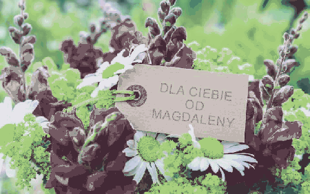 Czerwone róże i napis Magdalena - Gify i obrazki na GifyAgusi.pl