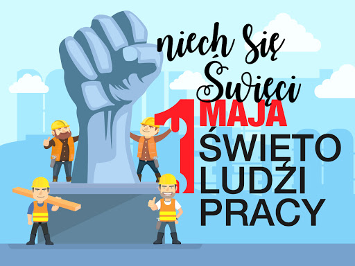 1 Maja Święto ludzi pracy - Gify i obrazki na GifyAgusi.pl