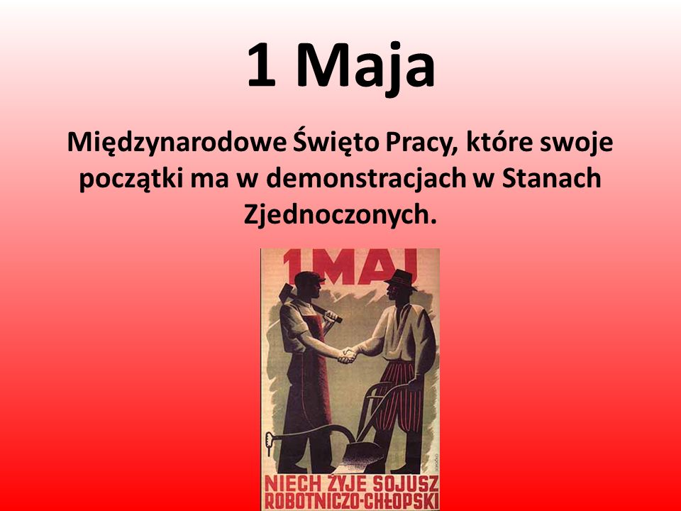 Międzynarodowe Święto Pracy, które swoje początki - Gify i obrazki na ...