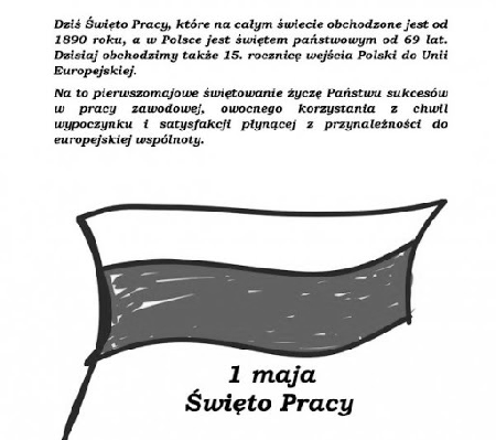Dziś 1 Maja i Święto Pracy - Gify i obrazki na GifyAgusi.pl
