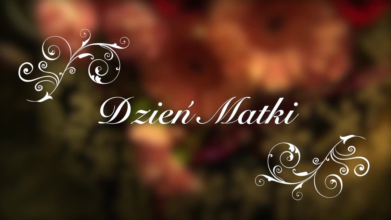 Kartka z białym napisem Dzień Matki - Gify i obrazki na GifyAgusi.pl