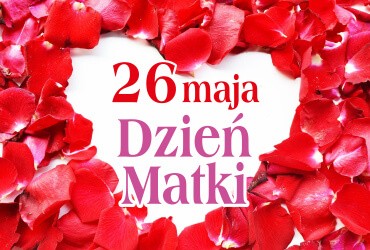 Serce z płatków róż 26 maja - Gify i obrazki na GifyAgusi.pl