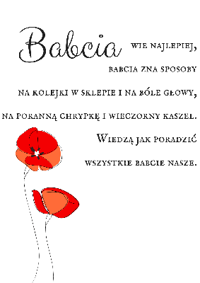 Babcia w wygodnym fotelu czyta wiersz - Gify i obrazki na GifyAgusi.pl