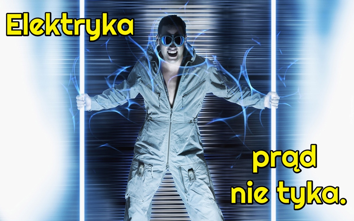 Śmieszny elektryk z prądem - Gify i obrazki na GifyAgusi.pl